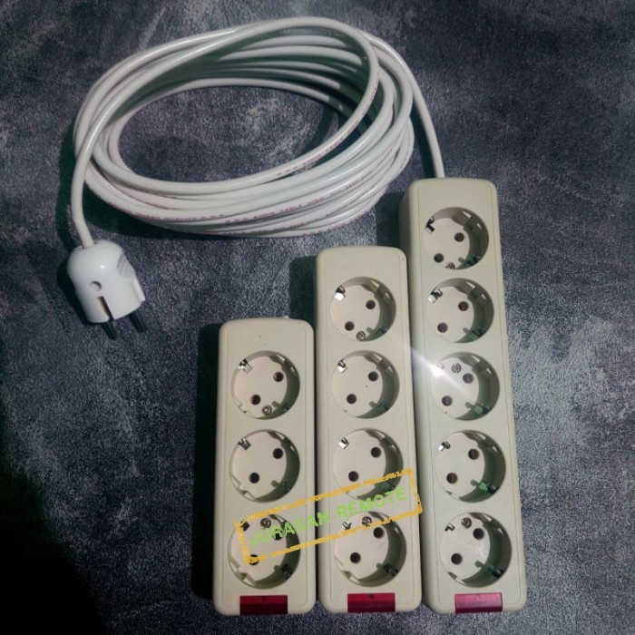 Jual KABEL ROLL COLOKAN STOP KONTAK ARDE 2 3 4 5 LUBANG PANJANG KABEL 2 ...