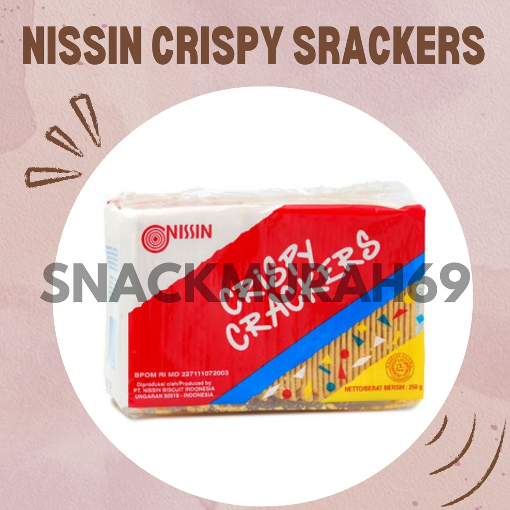 Jual Nissin Crispy Crackers Pack 250 Gram | Shopee Indonesia