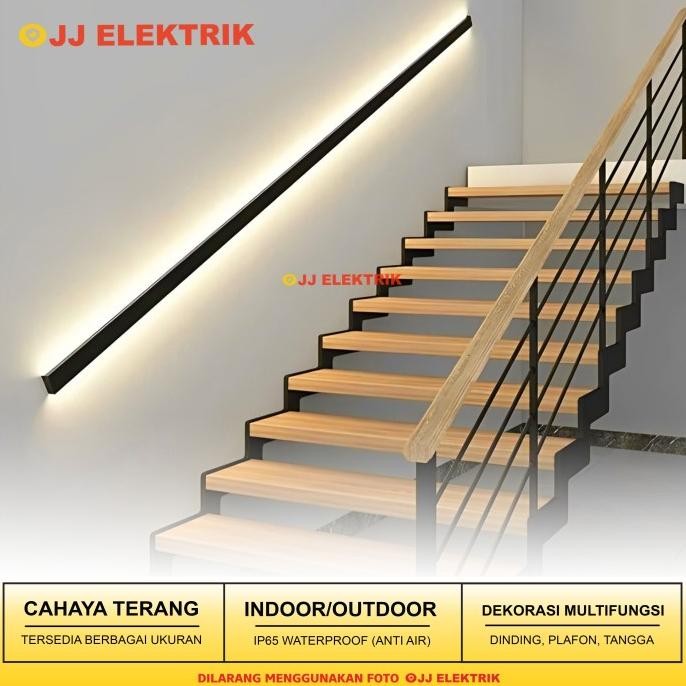 Jual LAMPU TANGGA LED STEP LIGHT PANJANG LINEAR LAMPU HIAS DINDING ...