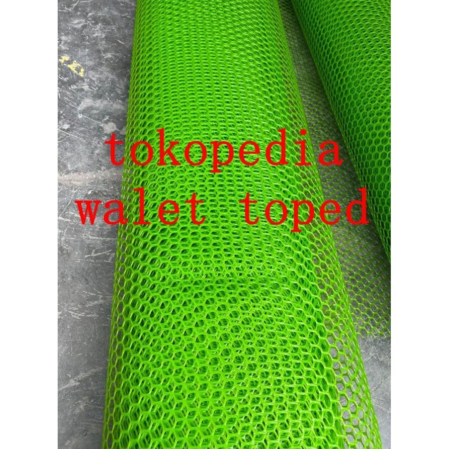 Jual mesh plastik jaring slat 1.5 meter x 50 meter lantai ternak ayam termurah | Shopee Indonesia