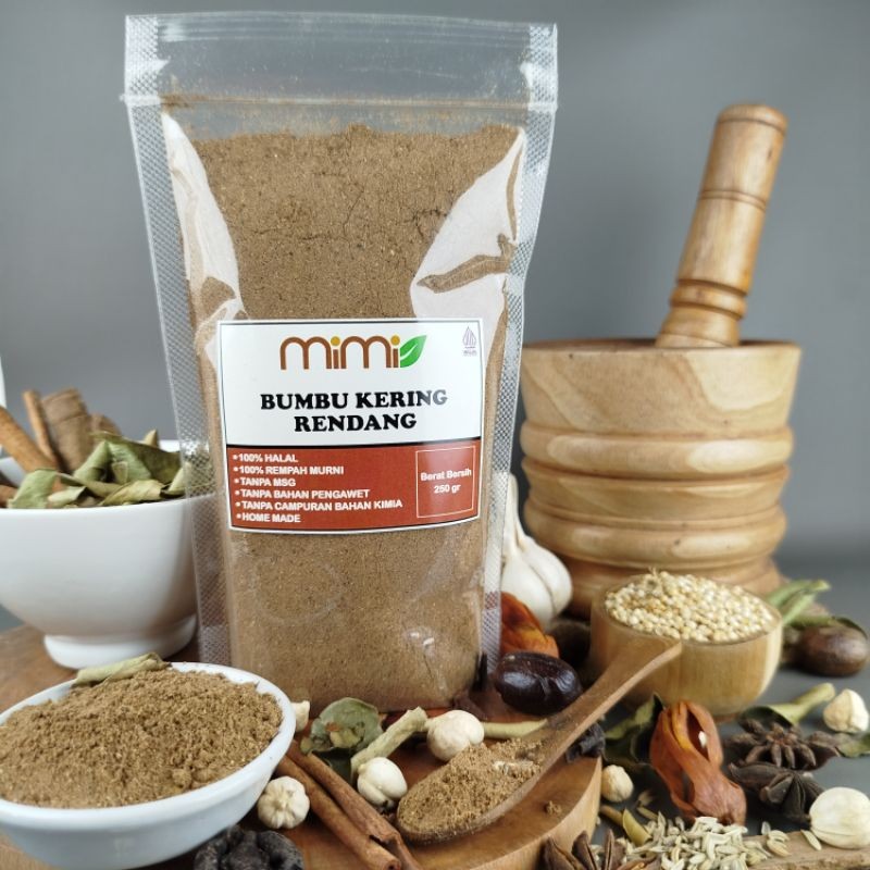 Jual Bumbu Kering Rendang Super Khas Minang Asli 250 gr | Shopee Indonesia
