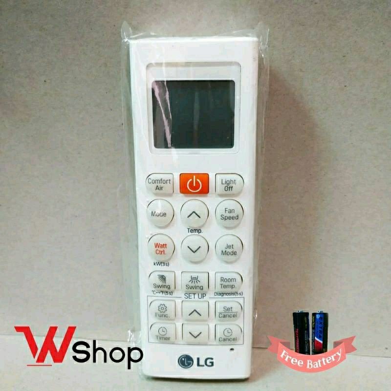 Jual REMOT REMOTE AC LG WATT CONTROL ORIGINAL - Air conditioner ...