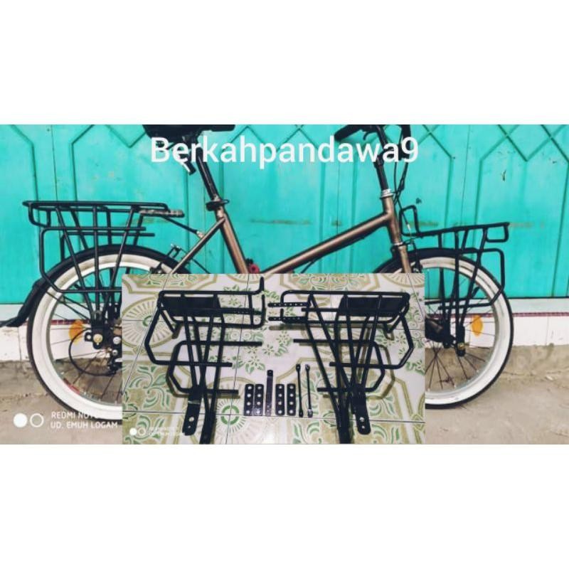 Jual Ongkir Murah Rak Pannier Touring Bagasi Depan Dan Belakang (Satu ...