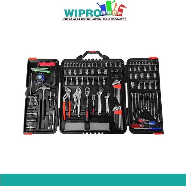 Jual Wipro Tool Kit Set 136Pcs TS-136(6PT) 1/4"&1/2"DR - (4-24mm&5/32-1 ...