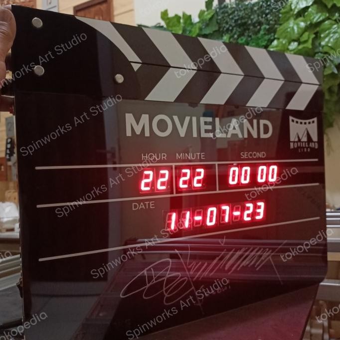 Jual Terlaris Movie Clapper Board/Movie Clapper Digital/Film Video ...