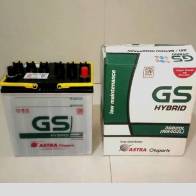 Jual Aki Accu Basah Gs Astra Hybrid Ns40Zl Agya Calya Ayla Sigra Sirion Ertiga Ignis Xpander Sx4 ...