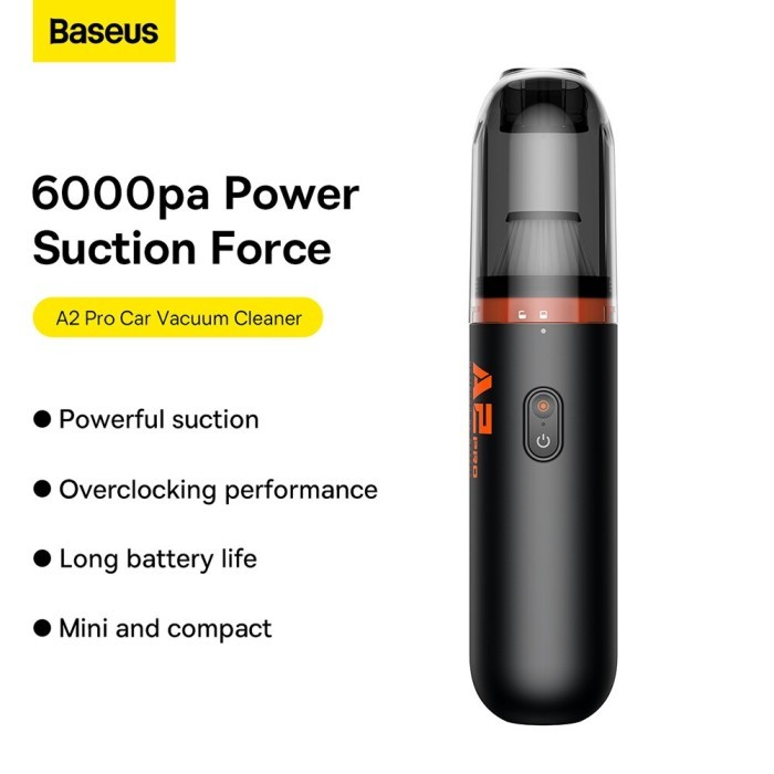 Jual Baseus A2 Pro Car Vacuum Cleaner Vacum Vakum Penyedot Debu (6000pa) | Shopee Indonesia