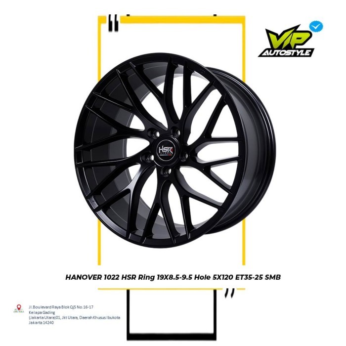 Jual HSR HANOVER R19 - Velg Mobil BYD, BMW, Range Rover, BYD song Ring 19 - HSR Jakarta | Shopee ...