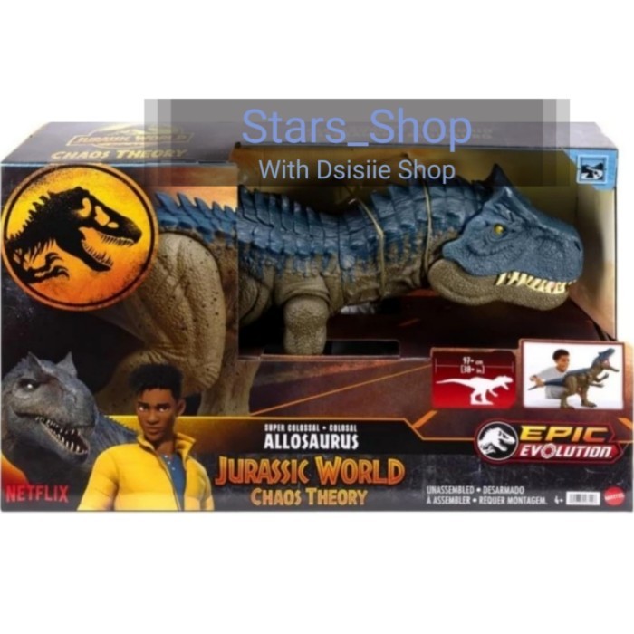 Jual SGA99 JURASSIC WORLD CHAOS THEORY SUPER COLOSSAL ALLOSAURUS EPIC ...