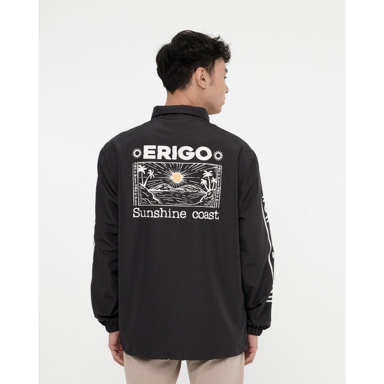 Jual Erigo Coach Jacket Sunshine Coast Asphalt Unisex | Shopee Indonesia