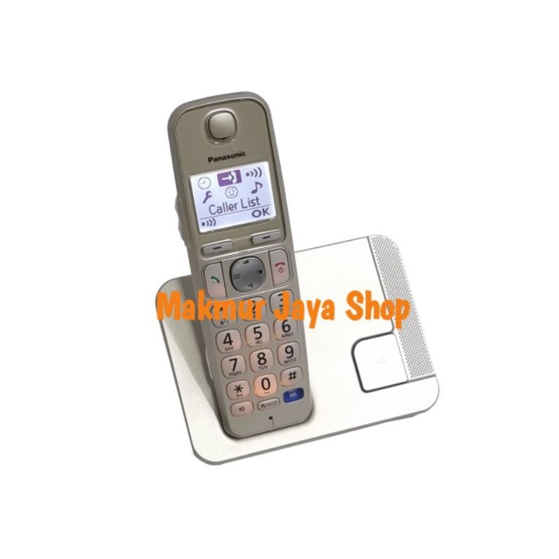 Jual Telepon cordless panasonic KX-TGE210 - Gold Telepon Wireless ...