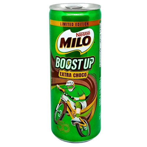 Jual S17033 MILO BOOST UP EXTRA CHOCO CHOCO DRINK 220ML KALENG MAJU ...