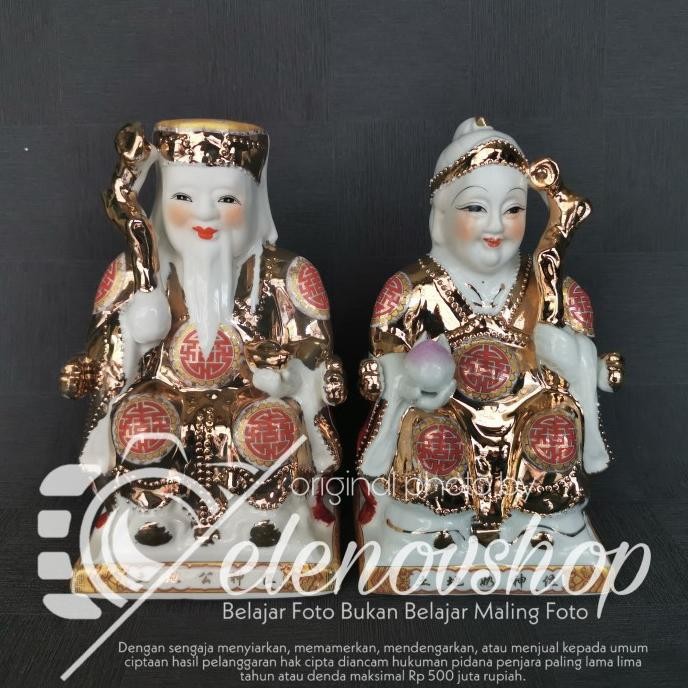 Jual *#*#*#] Patung Sepasang Tutikong Tutipo Tu Di Gong Tu Di Po Dewa ...