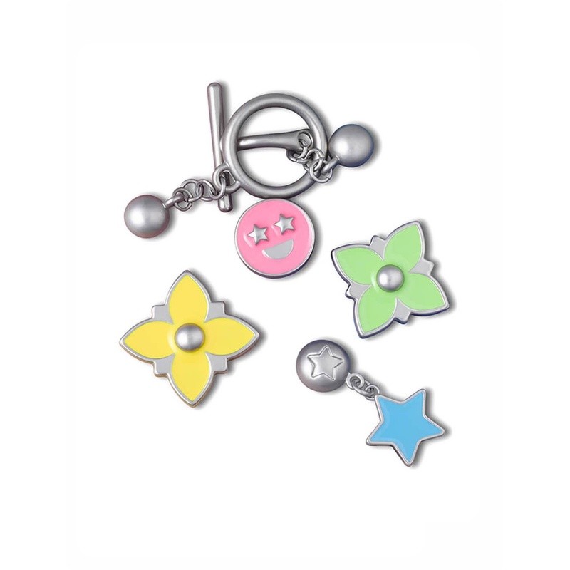 Jual Crocs Jibbitz Pastel Enamel 5 Pack | Shopee Indonesia