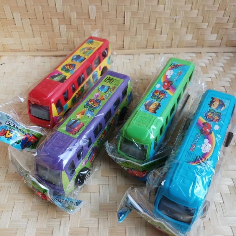 Jual mobil bus tayo kantong pullback / bis tayo / mobil mobilan anak ...