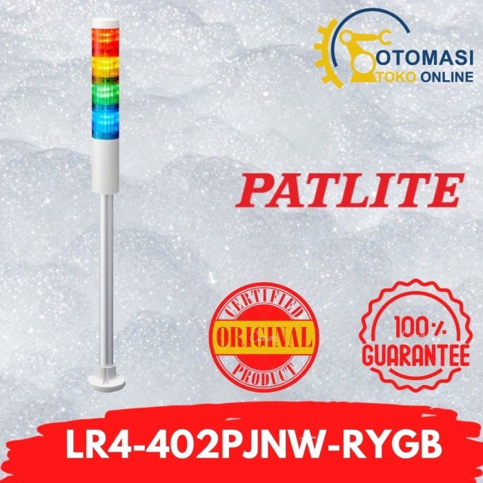 Jual PATLITE SIGNAL TOWER LIGHT LR4-402PJNW-RYGB | Shopee Indonesia