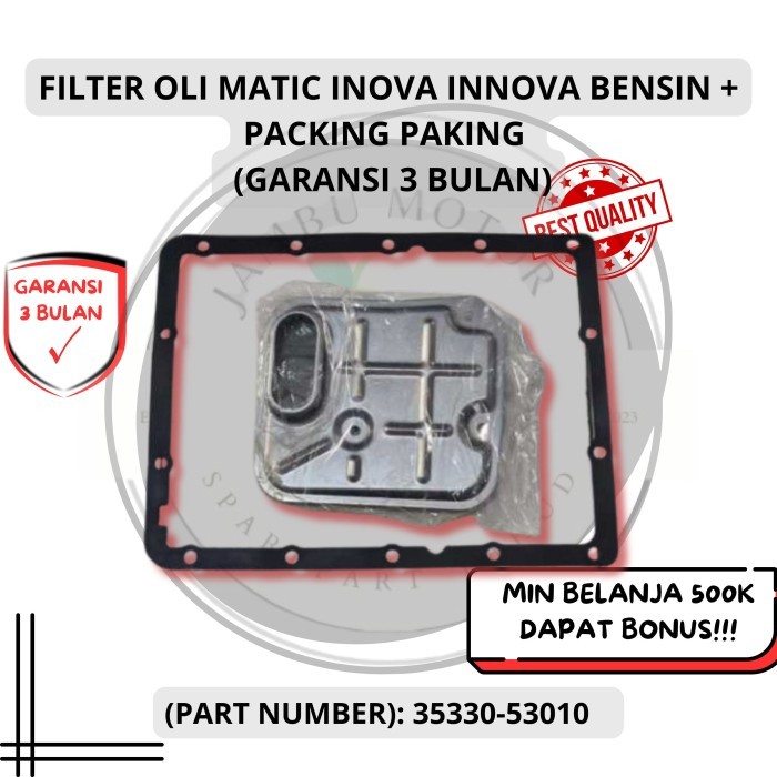 Jual FILTER OLI MATIC INOVA INNOVA APV BENSIN + PACKING PAKING 35330 ...