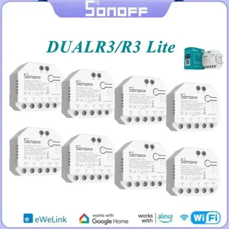 Jual Sonoff Dualr3 Dual R3 Lite Smart Wifi Curtain Switch For Electric ...
