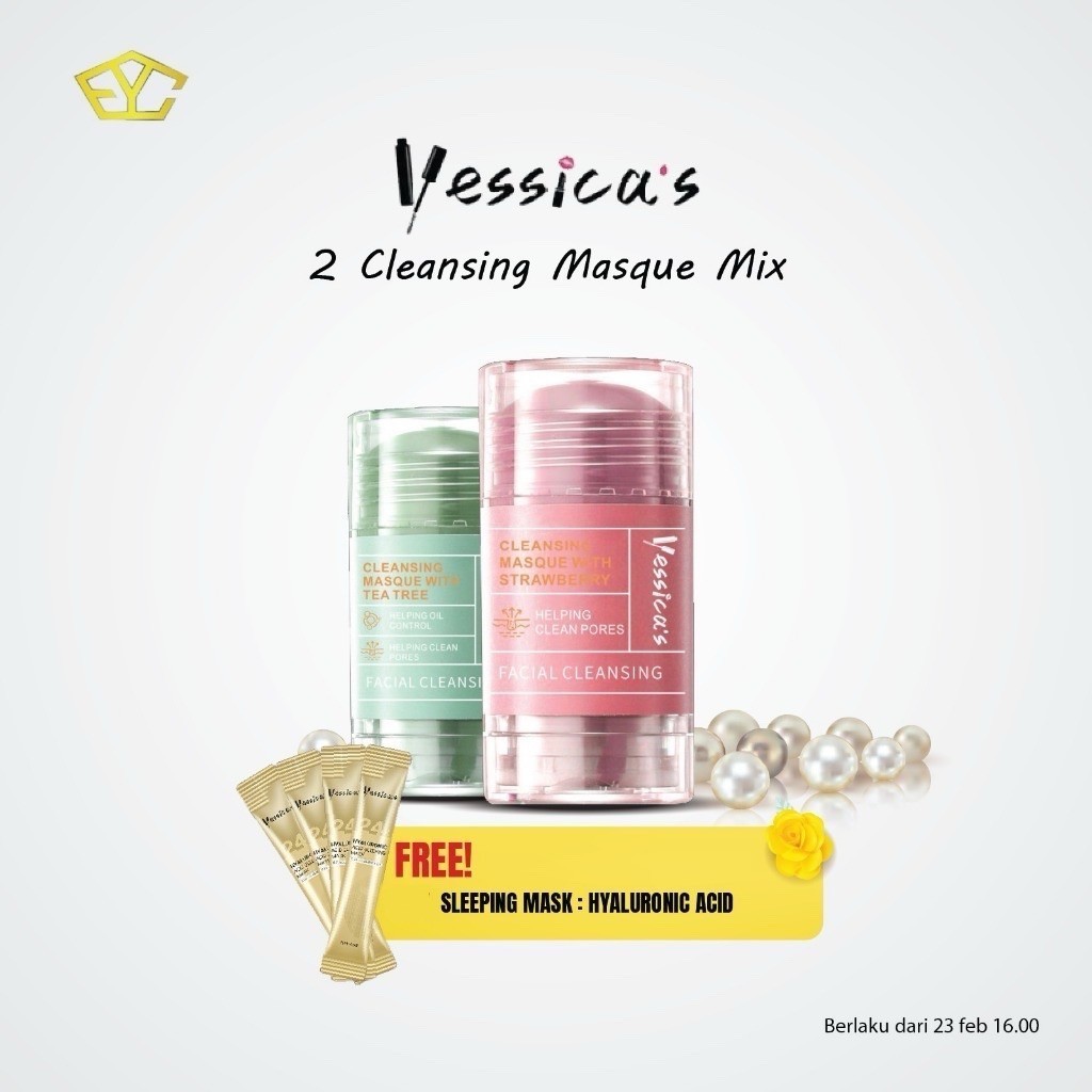 Jual [BUY 1 GET 2] Yessica Clay Stick Mask | 50gr YESSICA masker stick ...