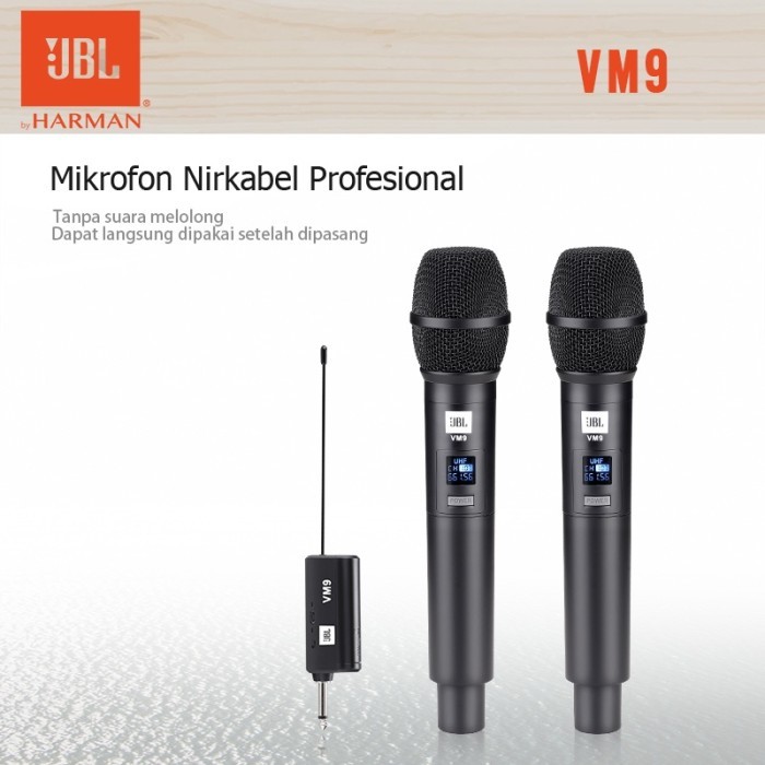 Jual Hilmawanmall - Wireless Microphone,Jbl/ Vm9,Wireless Mikrofon,Mik Wireless,Mik Karaoke,Mic ...