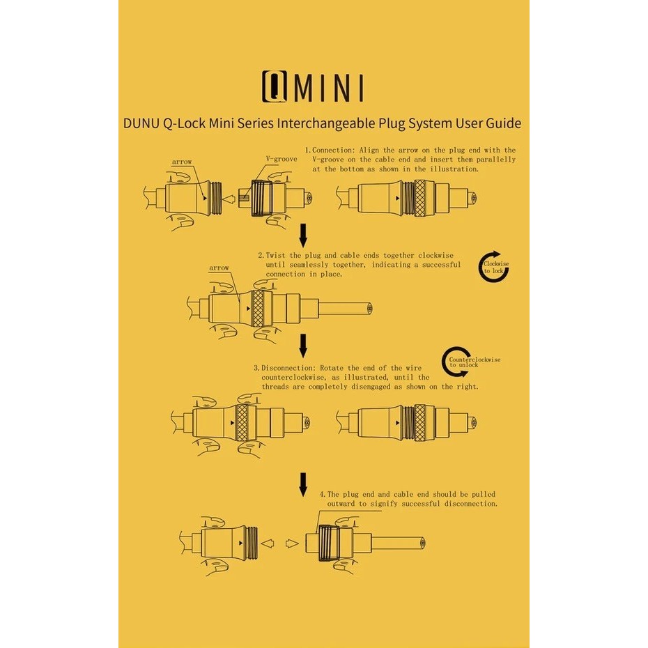 Jual DUNU Lyre Mini High-Purity OCC Copper Litz Q-Lock Mini Modular ...