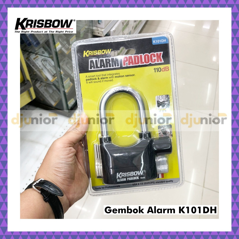Jual ACE KRISBOW - GEMBOK DENGAN ALARM K101DH / ALARM PADLOCK / GEMBOK ...