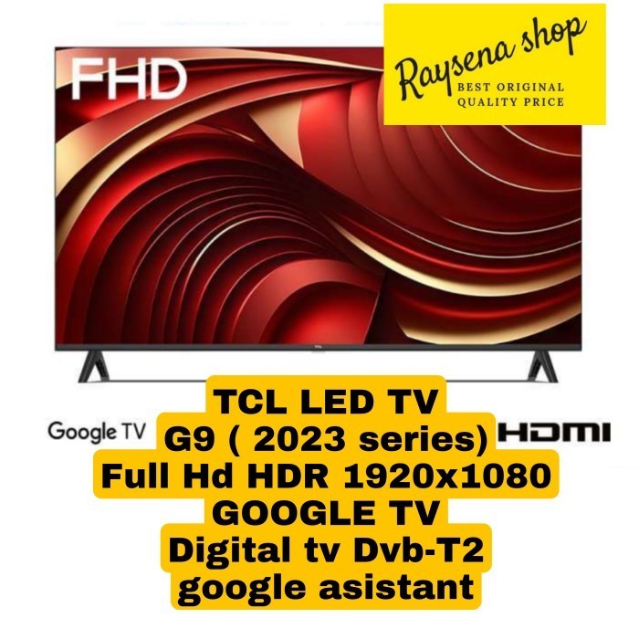 Jual TCL LED TV 32G9 32 INCH HD GOOGLE TV 2023 SERIES | Shopee Indonesia