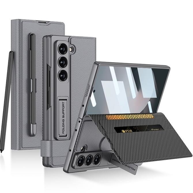 Jual Grosir Case Samsung Z Fold 6 Fold6 5G Flip Cover Wallet Magnetic ...