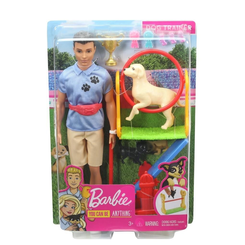 Jual Barbie Ken Playset Assortment Dog Trainer Wild Life Vet Ori Mattel ...