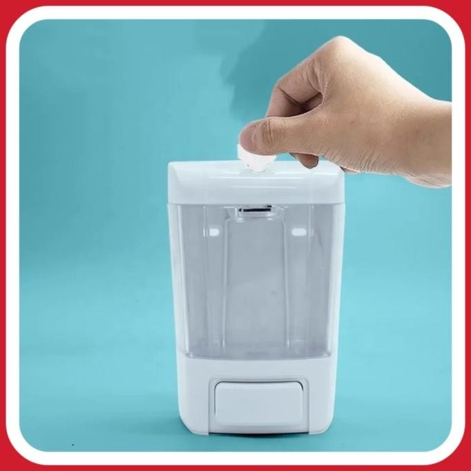 Jual Dispenser Sabun Cair Cuci Tangan Kapasitas 800 ML Warna Putih ...