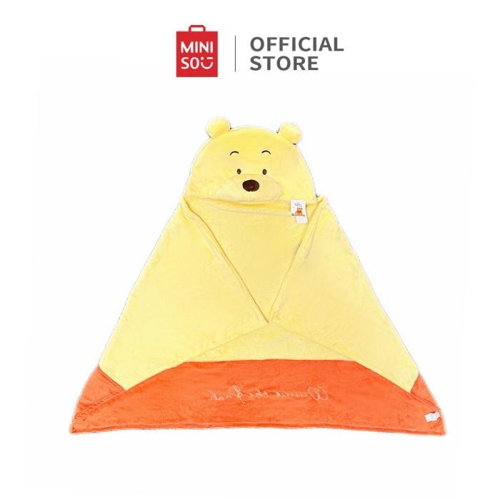 Jual Miniso X Disney Winnie The Pooh Cat Selimut Berkerudung Hooded ...