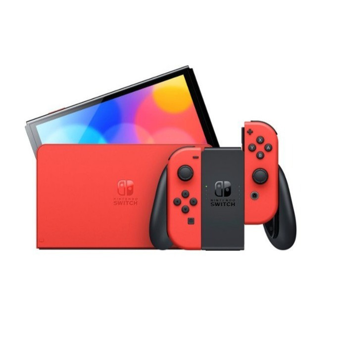 Jual Nintendo Switch OLED Console Mario Red Edition CFW Memori 128GB isi Game Full | Shopee ...