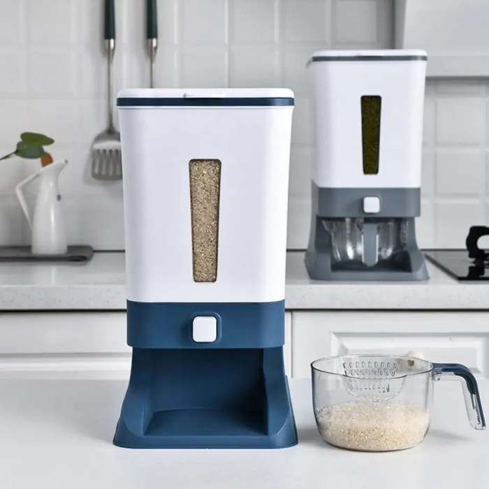 Jual Dispenser Tempat Beras Bahan Makanan Kering Rice Container 8 Kg ...