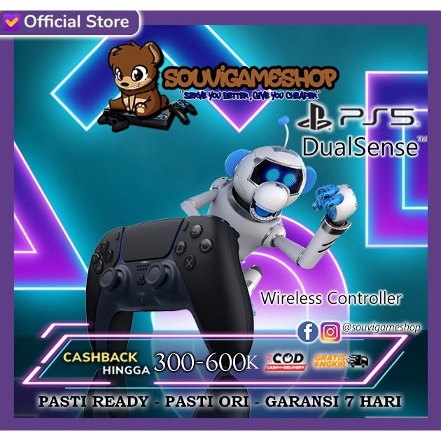 Jual PS5 Dual Sense Controller / PS5 DualSense / Stik PS5 Midnight ...