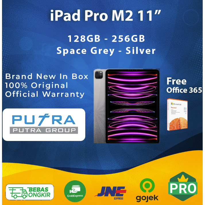 Jual iPad Pro 2022 M2 11" inch Wifi Cell 128GB 256GB 512GB 1TB 2TB | Shopee Indonesia