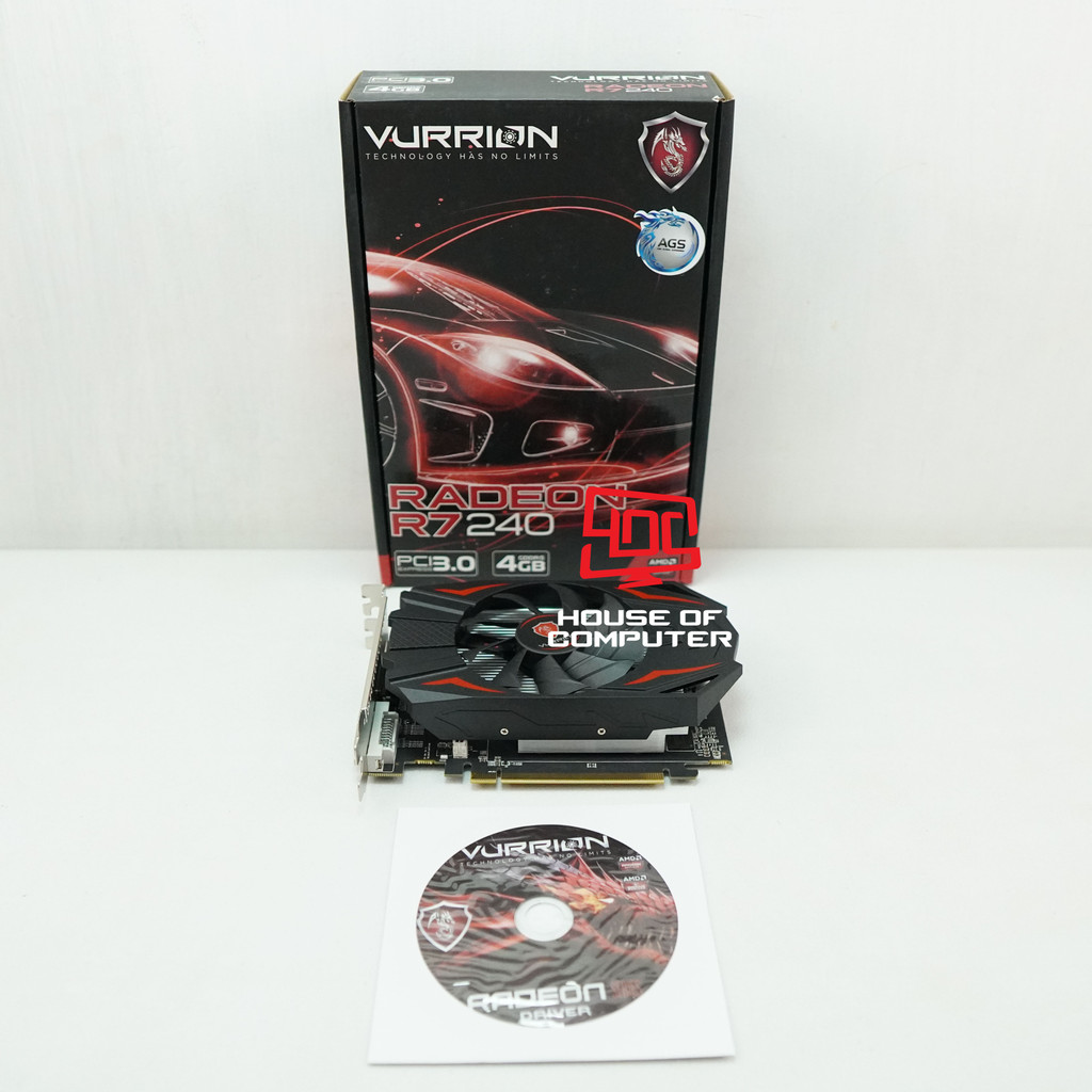Jual VGA VURRION R7 240 4GB GDDR5 128 BIT AMD REAL CAPACITY | Shopee ...