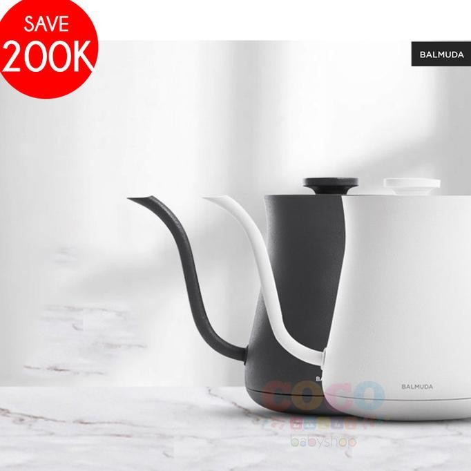 Jual BALMUDA K02E THE POT ELECTRIC KETTLE JAPANESE LONG MOUTH | Shopee ...