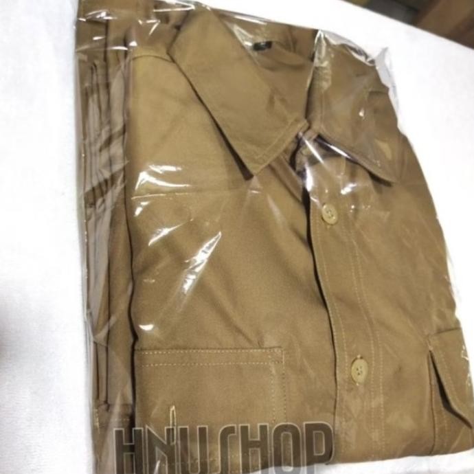 Jual Seragam PDH khaki ASN Pria / Baju PDH PNS Bahan Berkualitas Murah ...