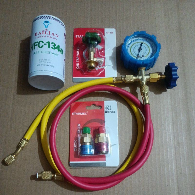 Jual PAKET ISI PREON AC MOBIL BAILIAN 134A KOMPLIT | Shopee Indonesia