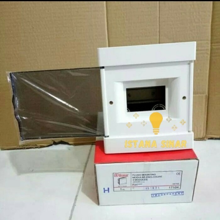 Jual Box Mcb 4 Group Broco / 4 Modul 4 Grup Inbow Broco Box Sikring Ncb ...