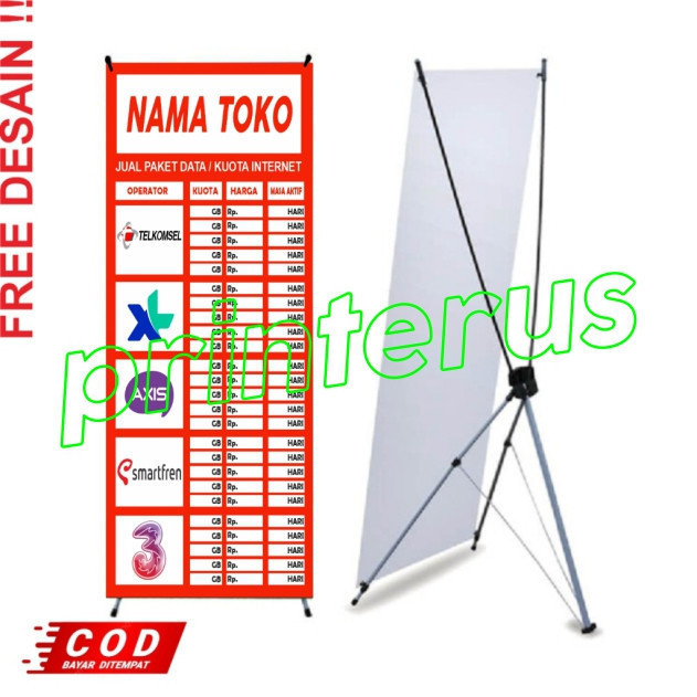 Jual Banner Konter HP Harga Kuota & Paket Data | Desain Warung Pulsa ...
