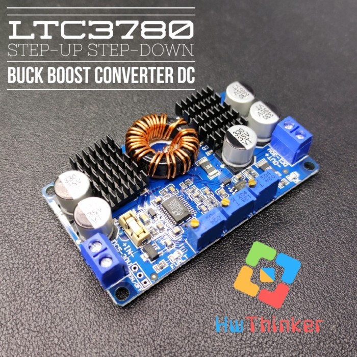 Jual Modul LTC3780 DC Automatic Step Up Down Buck Boost Regulator 10A ...