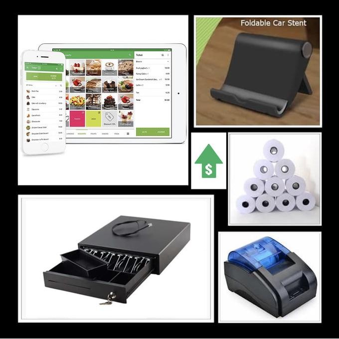 Jual Paket Mesin Kasir Android Lengkap Software Aplikasi POS Tanpa Biaya | Shopee Indonesia