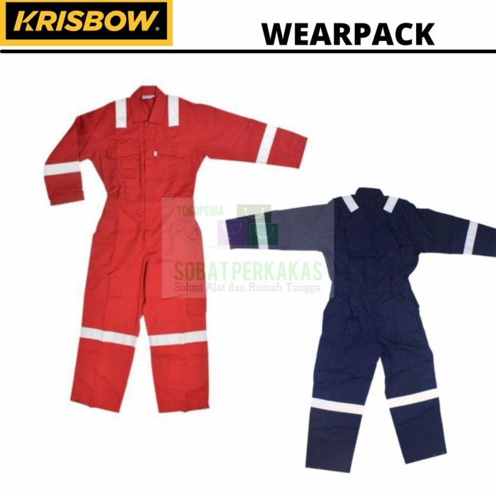 Jual wearpack coverall safety krisbow | Shopee Indonesia