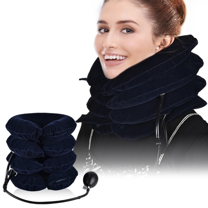 Jual 4 Layers Air Inflatable Cervical Collar Neck Traction Posture ...