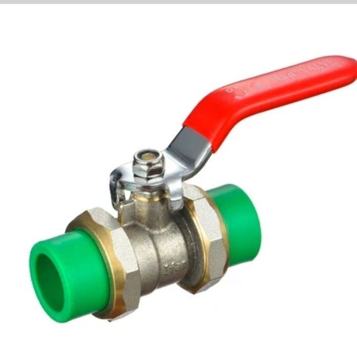 Jual DOUBLE UNION BALL VALVE 40MM X 1 1/4 INCH PPR WATERMUR BALL VALVE ...
