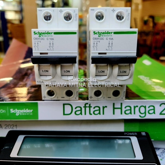 Jual Selalu Amanah Mcb C60H-Dc 2P 16A / Mcb C60H-Dc 2P 16A New Schneider Ref - A9N61531 | Shopee ...