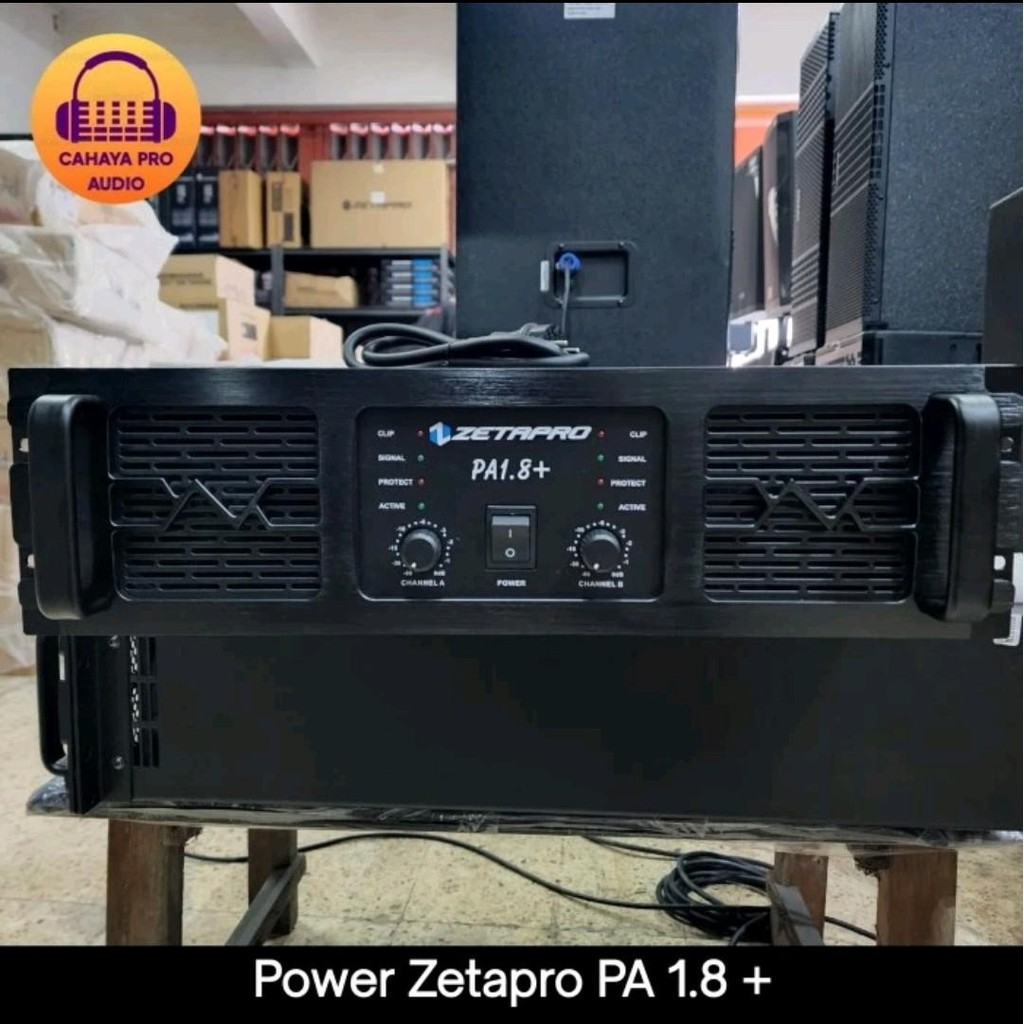 Jual Power Amplifier Zetapro PA 1.8 + PA1.8+ | Shopee Indonesia