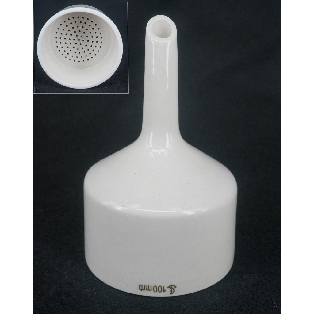 Jual 100mm Porcelain Buchner funnel Chemistry Laboratory Filtration ...
