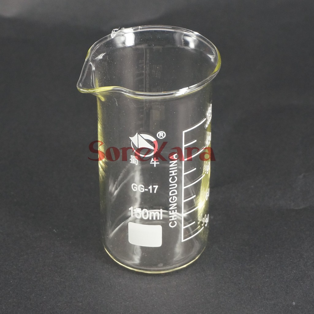 Jual 150ml Tall Form Beaker Chemistry Laboratory Borosilicate Glass ...